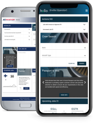 hullo Aircrew - Connecting aircraft operators with freelance crew